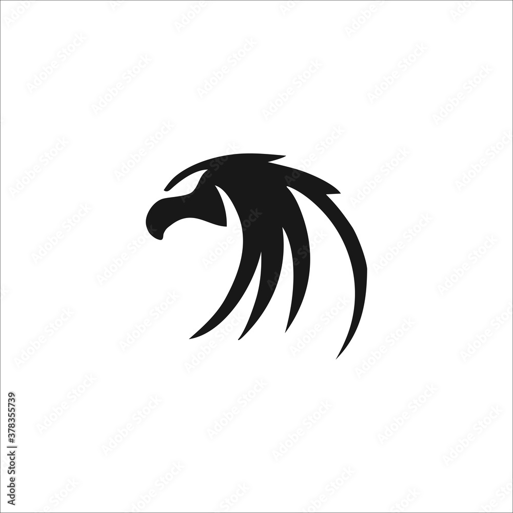 eagle logo design silhouette vector Stock Vector | Adobe Stock