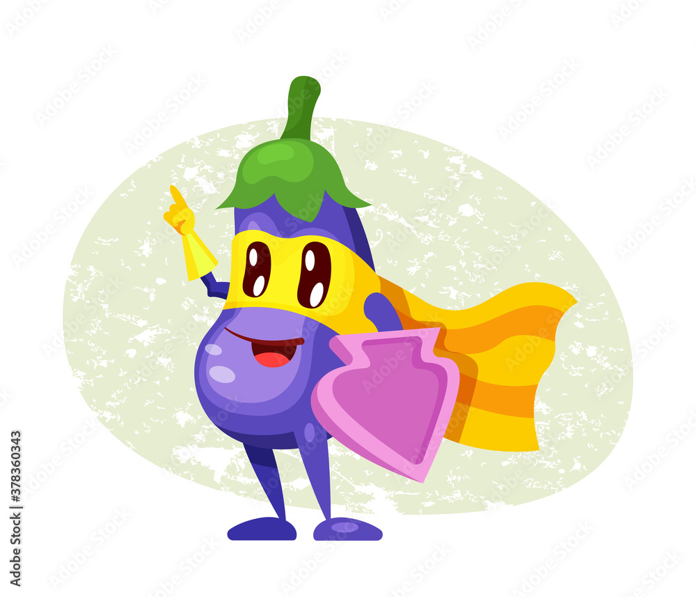 Funny cartoon character vegetable corn in superhero costume at masks ...