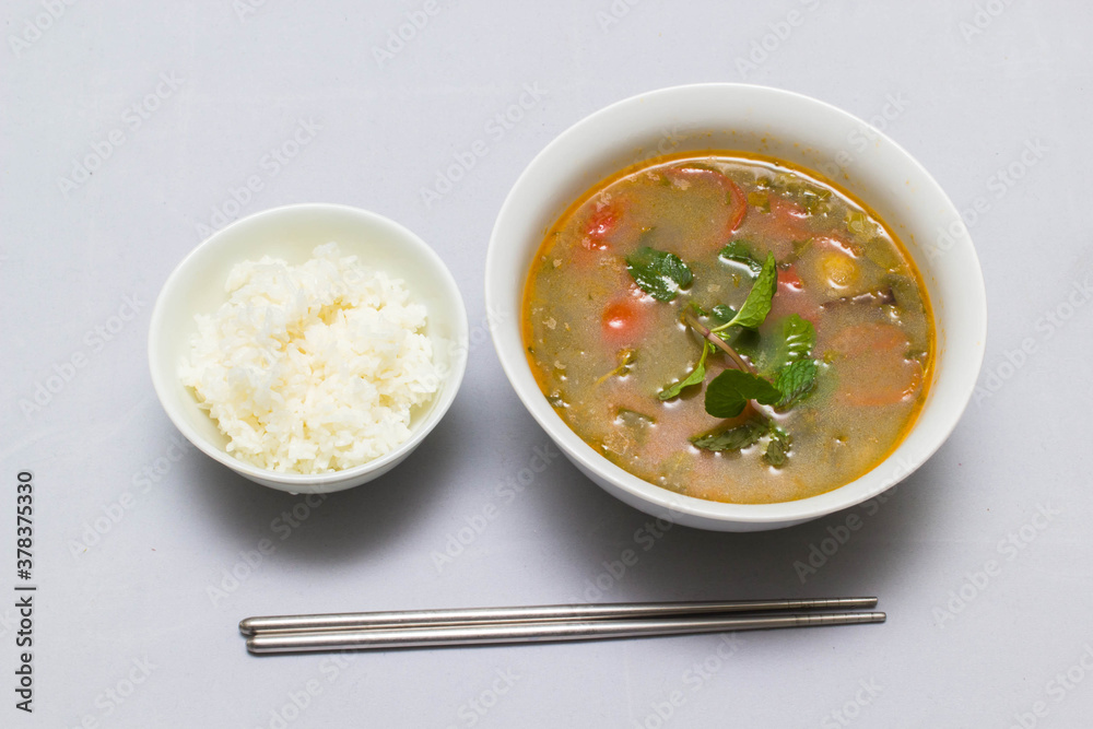 sour clam soup, often served with rice toothless food, cuisine Vietnam ...