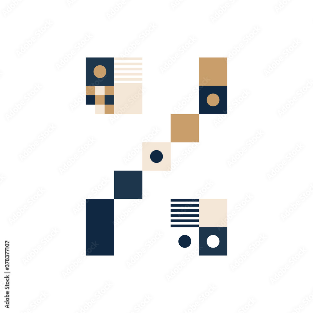 Vector Pixel Art percent mark. Colorful symbol Consist of Modules from ...