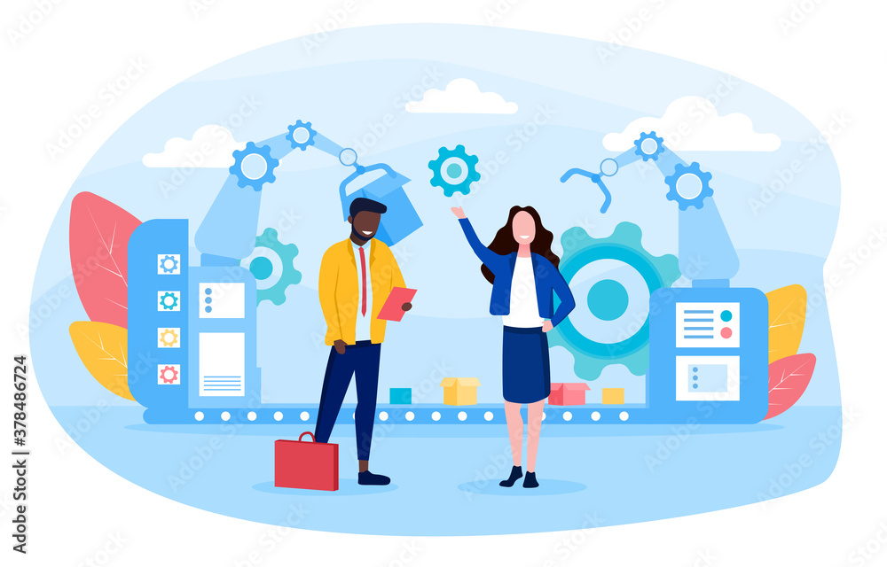 Business Optimization process with automated production and ...