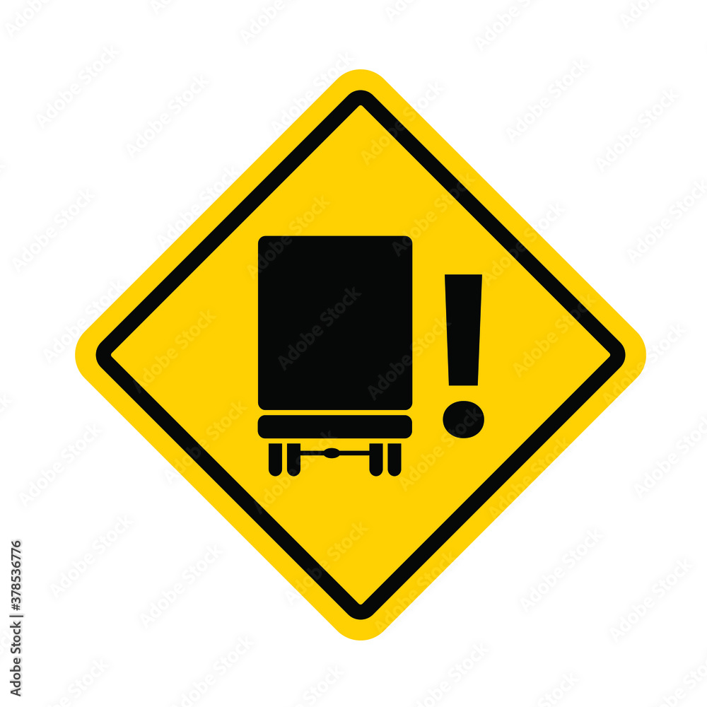 Dead spot in trucks Blind spot or dead corner zone and the overlooking ...