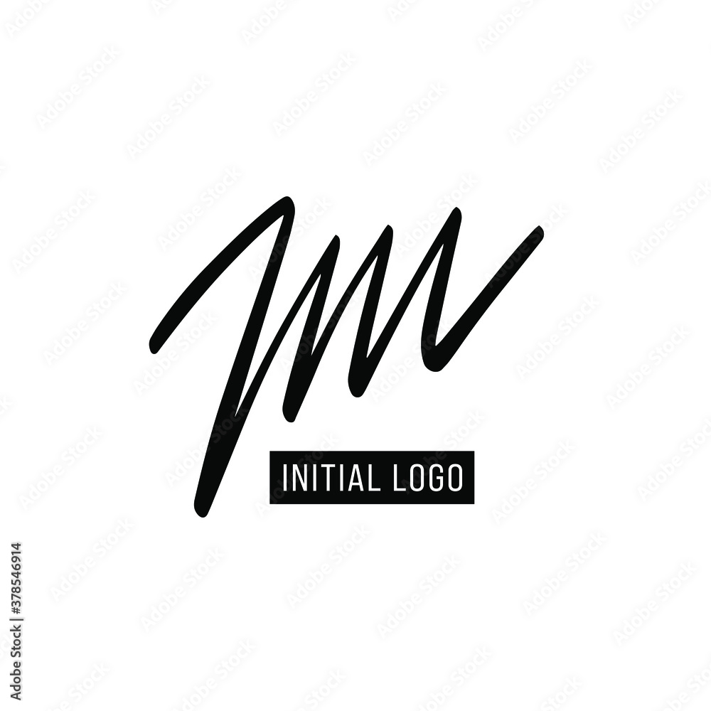 Initial IM Letter Logo With Creative Modern Business Typography Vector ...