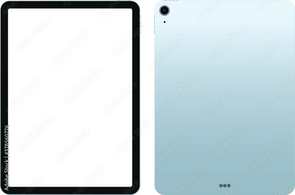 Anapa, Russian Federation - September, 17 2020: iPad Air Sky Blue Color ...