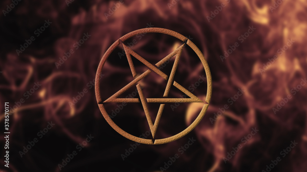Inverted Pentagram Wallpaper