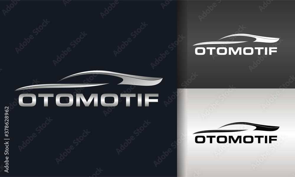 elegant car logo Stock Vector | Adobe Stock