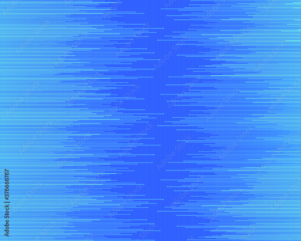 Blue vector template with lines. Blurred lines on abstract background ...