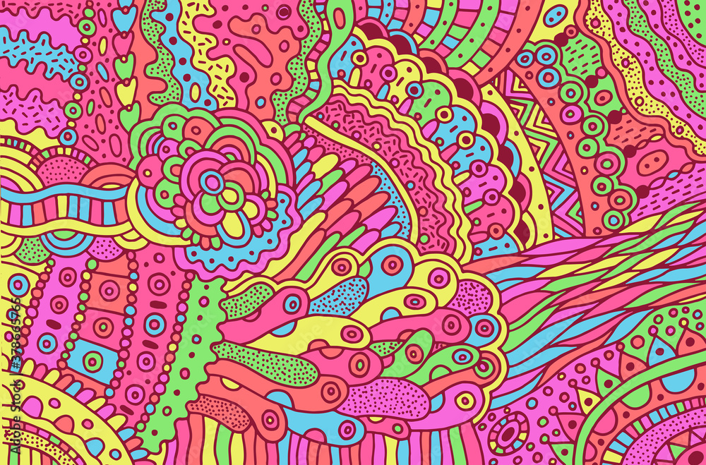 Colorful Zentangles Patterns