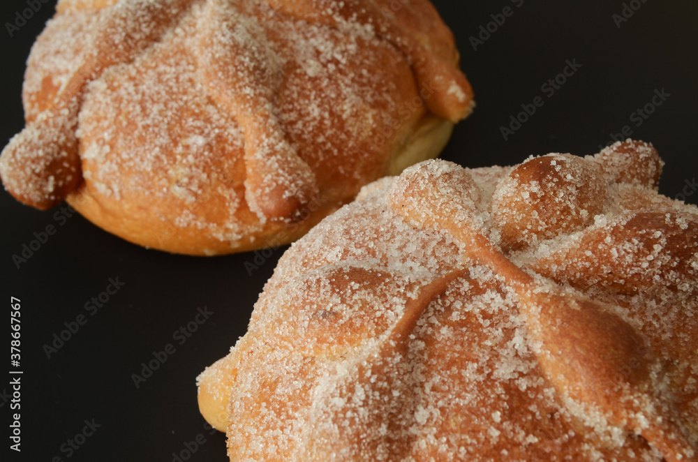 Pan de Muerto, pan dulce tradicional mexicano, Día de Muertos tradición ...
