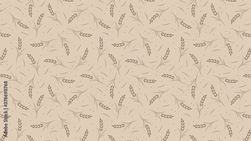 Oat pattern wallpaper. oat symbol. free space for text. rice sign. Rice ...