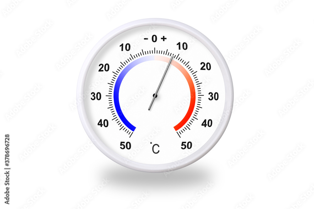Celsius scale thermometer for measuring weather temperature ...