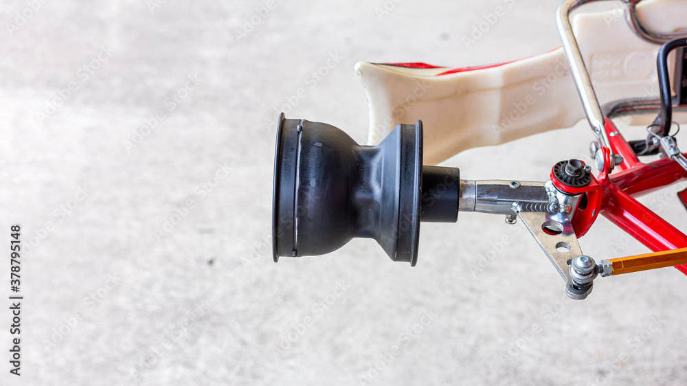 front wheel spindle axle and bracket or hubs of mini racing car sports ...