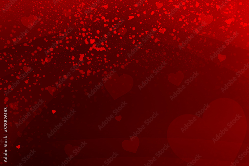 Red Hearts beautiful texture background with soft red colors. Modern ...
