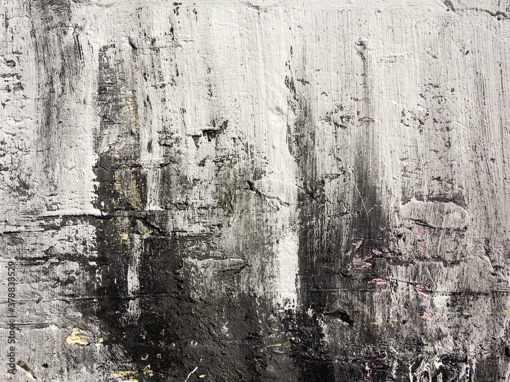 Rough paint dripping, spray paint artwork. Abstract background oil ...