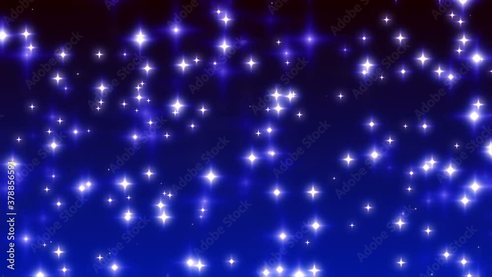 Blue Twinkling Stars on Ramp Black Background Loop 1 Stock ビデオ | Adobe ...