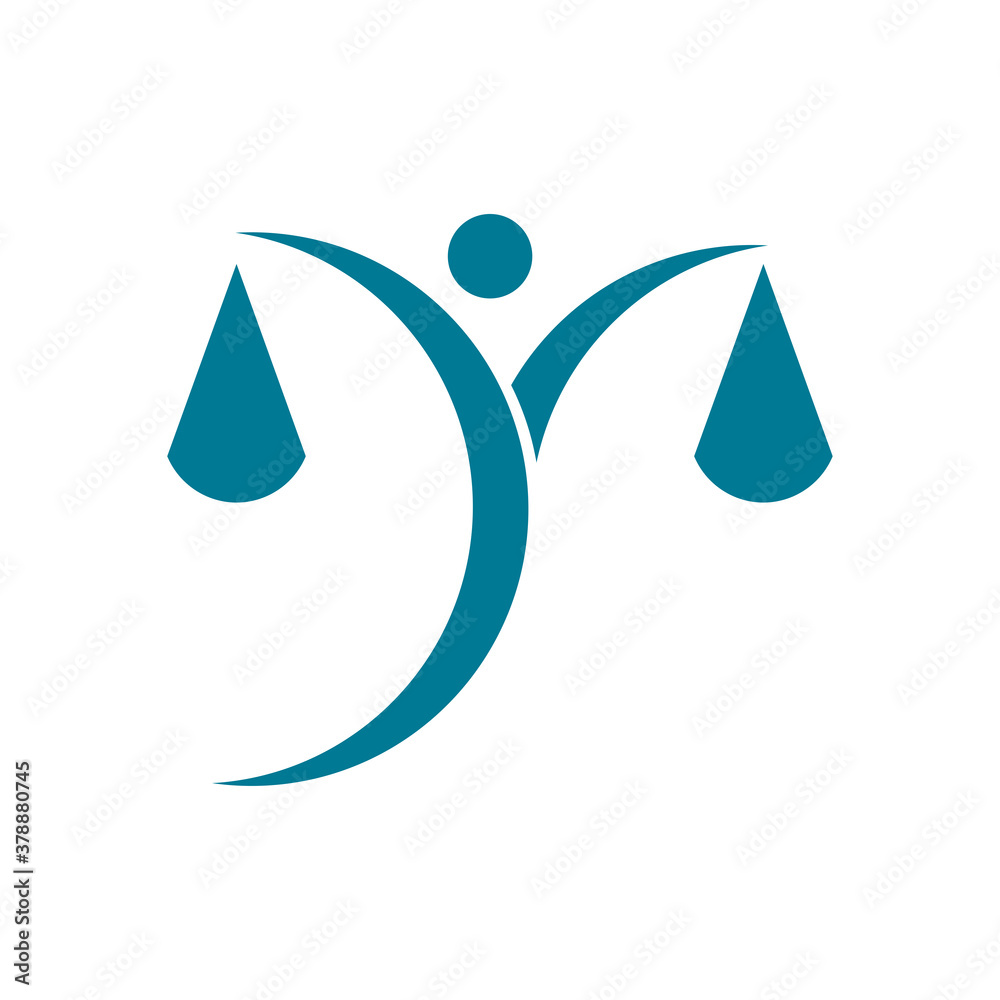 Justify Logo Stock Vector art for any Law Firm Stock Vector | Adobe Stock