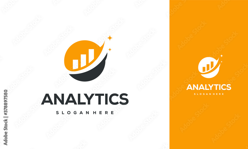 Simple Analytic Logo designs template, Business Insight logo Stock ...