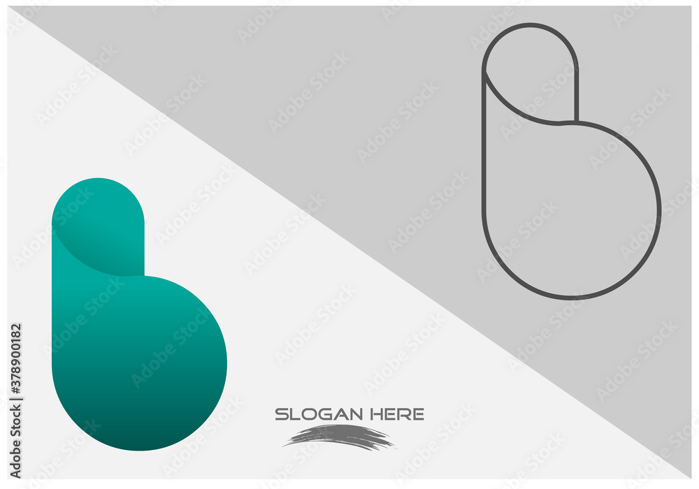 Small Letter B Design