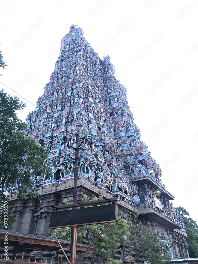 Ancient temple with thousands of Statues of Male and Female goddess in ...