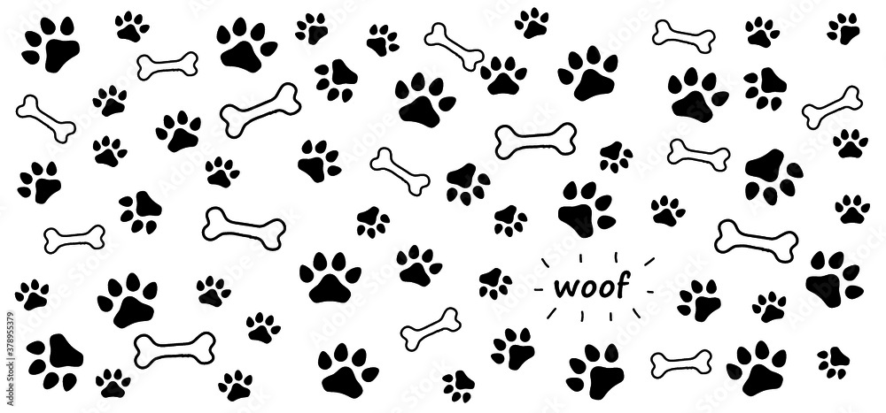 Dog Bone Dog Bones footsteps foot feet hound dog dogs paw woof puppy ...