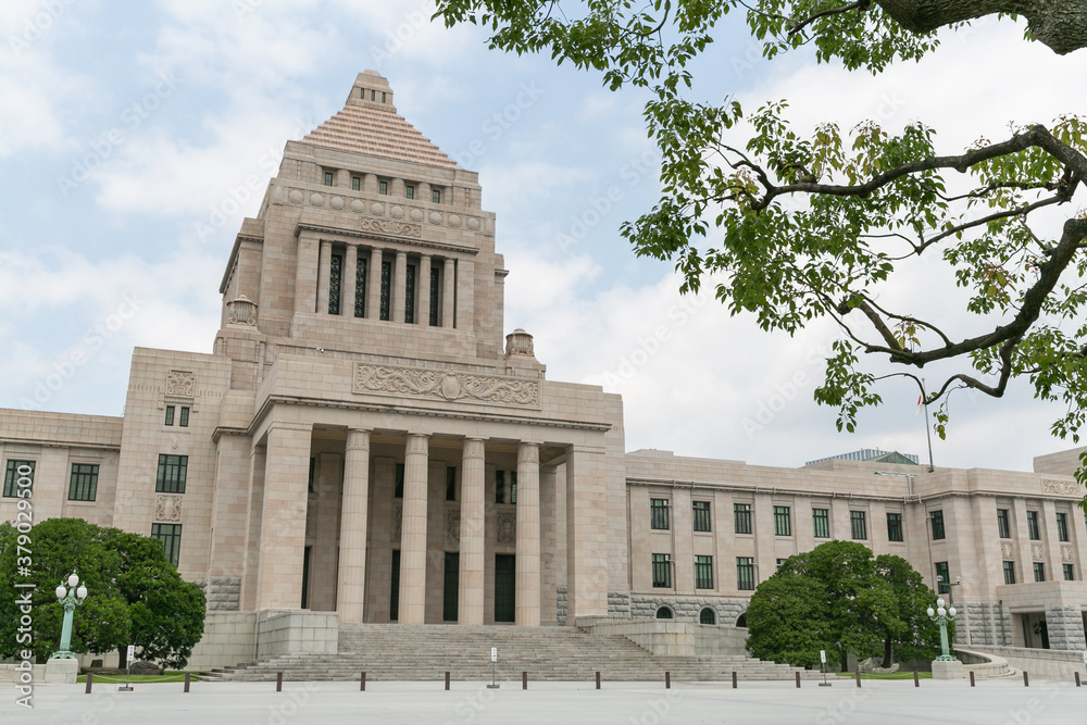 Foto de Japanese parliament Building in tokyo, japan do Stock | Adobe Stock