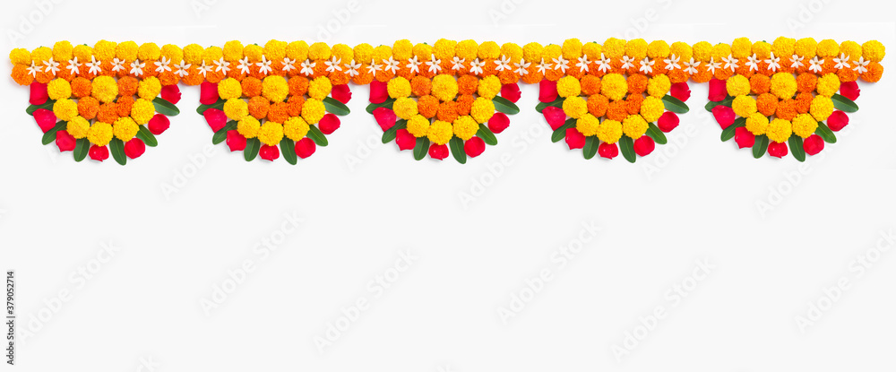 Marigold Flower rangoli Design for Diwali Festival , Indian Festival ...