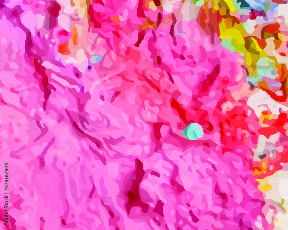 Abstract pink texture background. Digital painting in oil painting ...