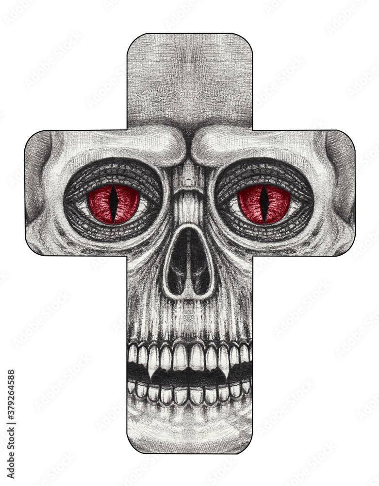 Vampire Skulls Drawings