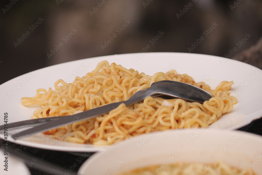 food and drinks are served at the Merapi coffee shop (Indonesian ...