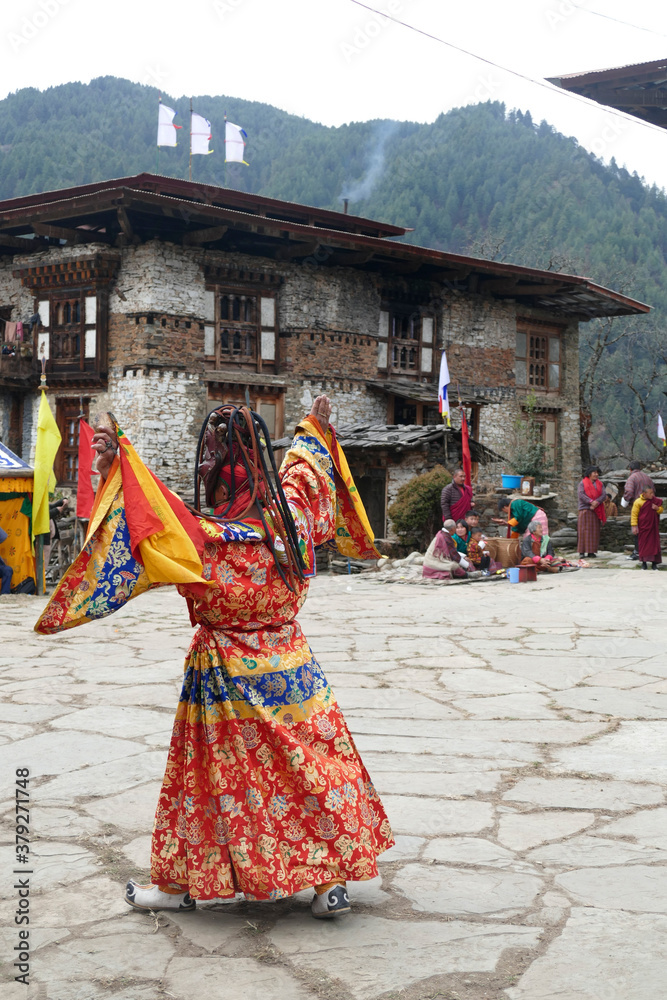 Tsholing cham wrathful deities purify the ground of evil influences ...