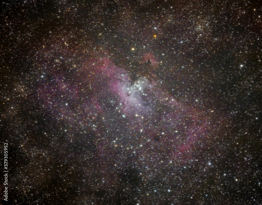 Eagle nebula in the night sky Stock Photo | Adobe Stock