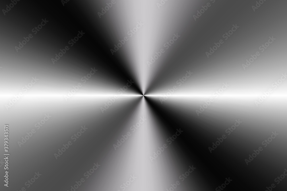 Technology background with polished, brushed metal, radial texture of ...