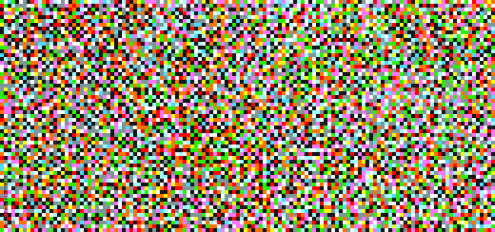 Screen pixel raster art icon Flat signal pixelated Funny vector squares ...