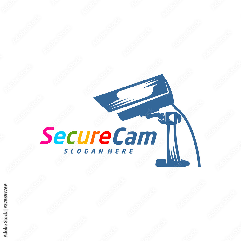 CCTV Camera Logo Design Vector Template, Concept Symbol Icon Stock ...