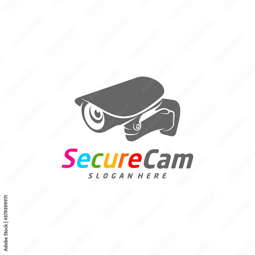 CCTV Camera Logo Design Vector Template, Concept Symbol Icon Stock ...