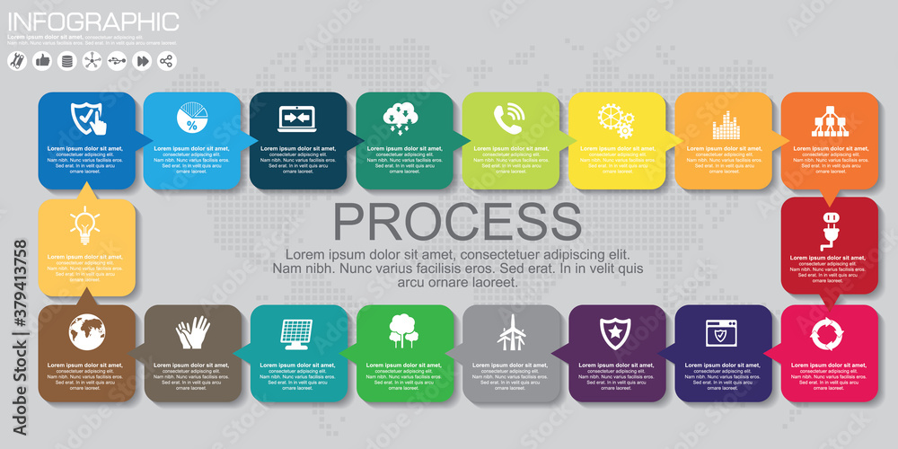 Vector next steps arrows for presentations. Process. Stock Vector ...