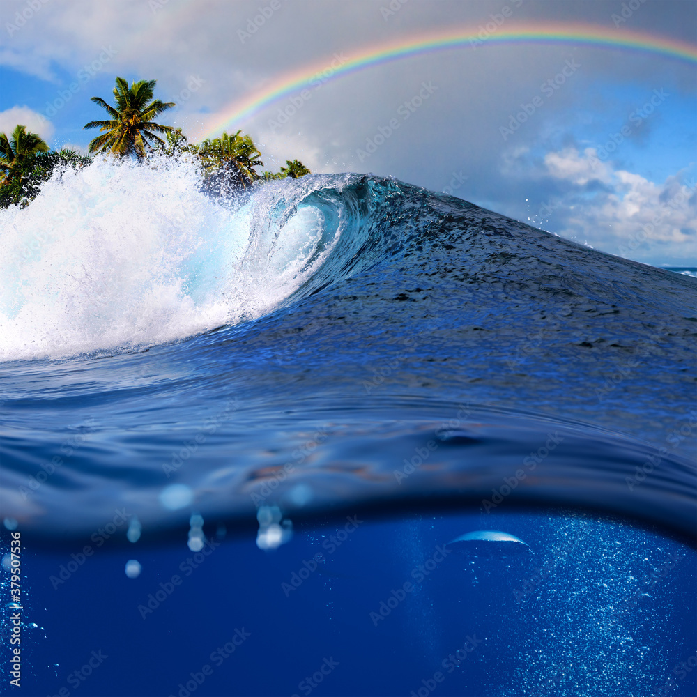 Rainbow Wave Surf