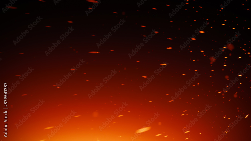 Flying fire embers particles texture overlays . Burn debris effect on ...