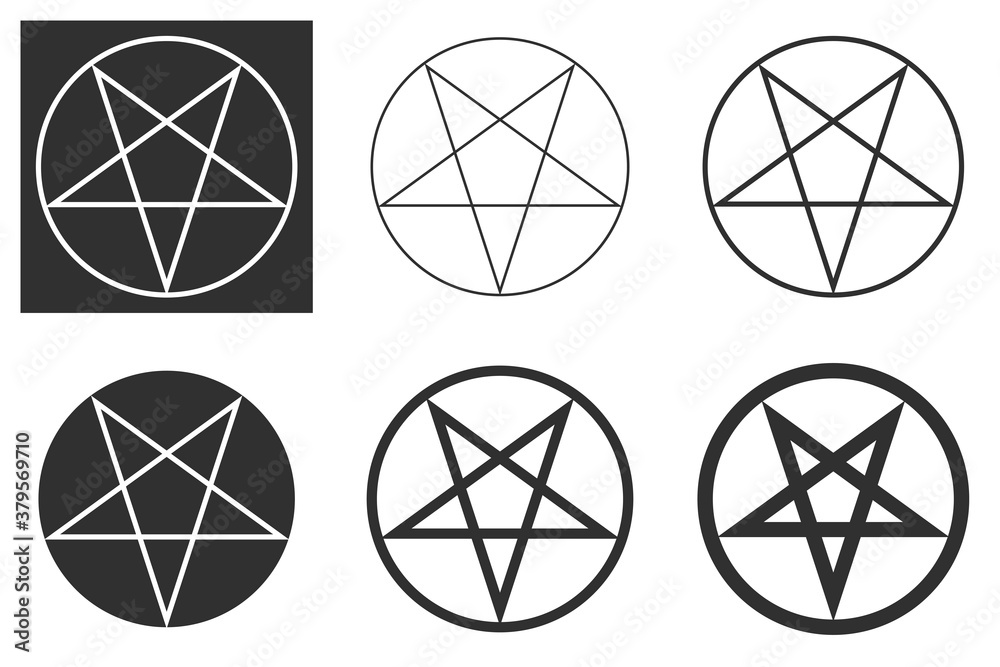 pictogram icon in several variants isolated on white and dark ...