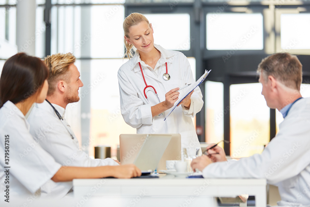Group of doctors at project planning in meeting Stock Photo | Adobe Stock