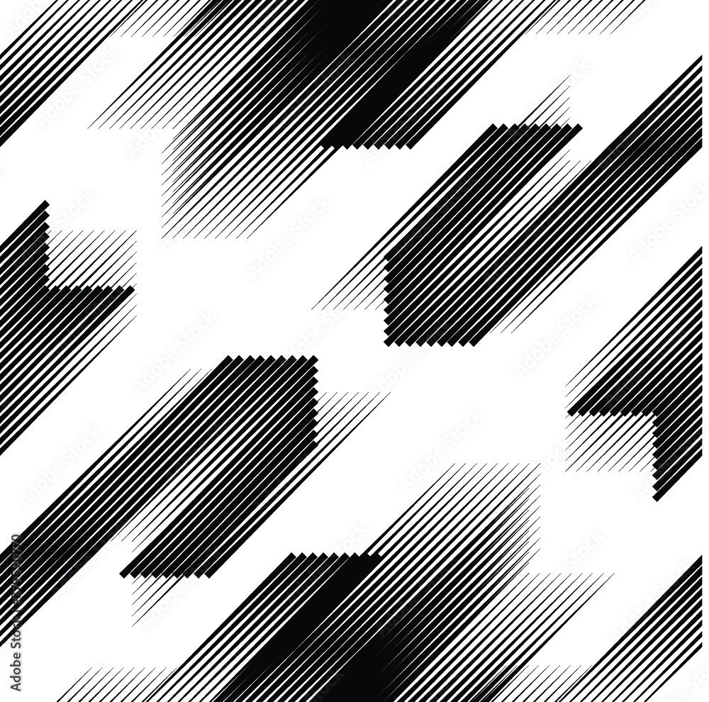 Seamless pattern with speed lines.Triangles unusual poster Design ...