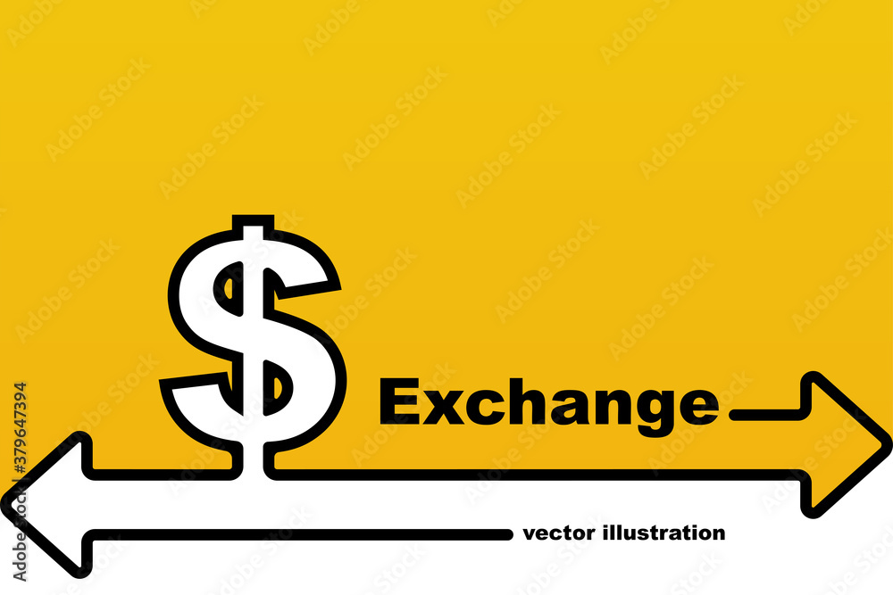 Exchange landing page. Abstract financial background for web pages ...