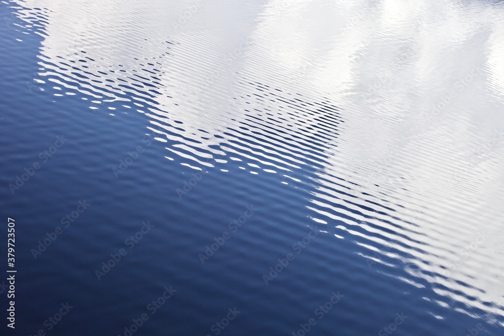 Blue Star Water Reflection Texture