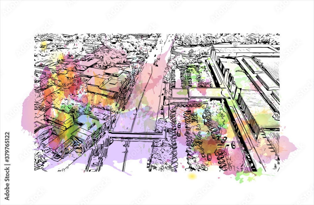 Building view with landmark of Batangas is a province in the ...