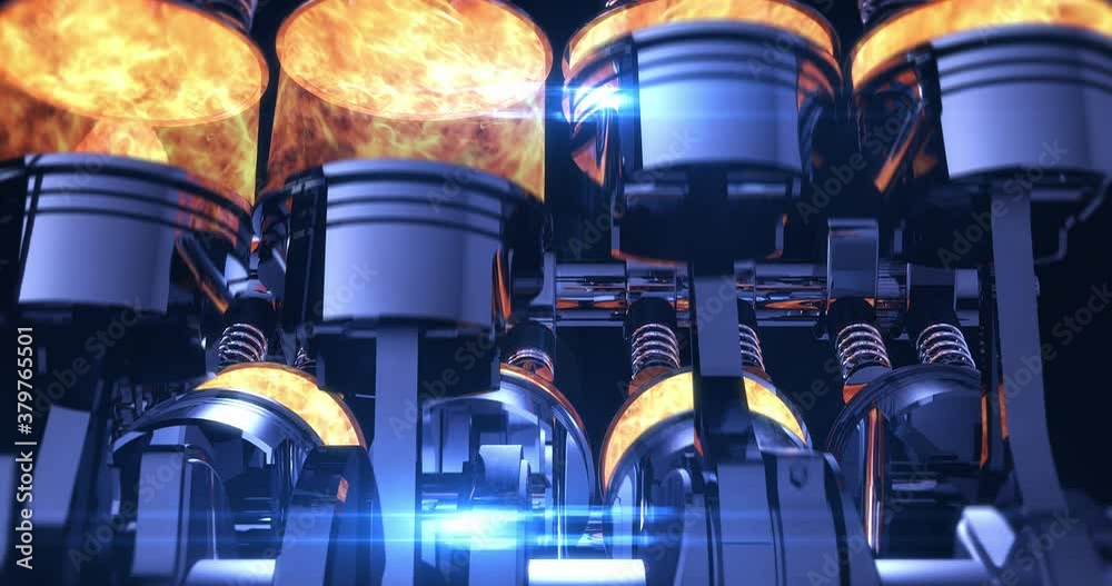 High Speed Racing Car Pushing The Limits Of V8 Engine With Explosions ...