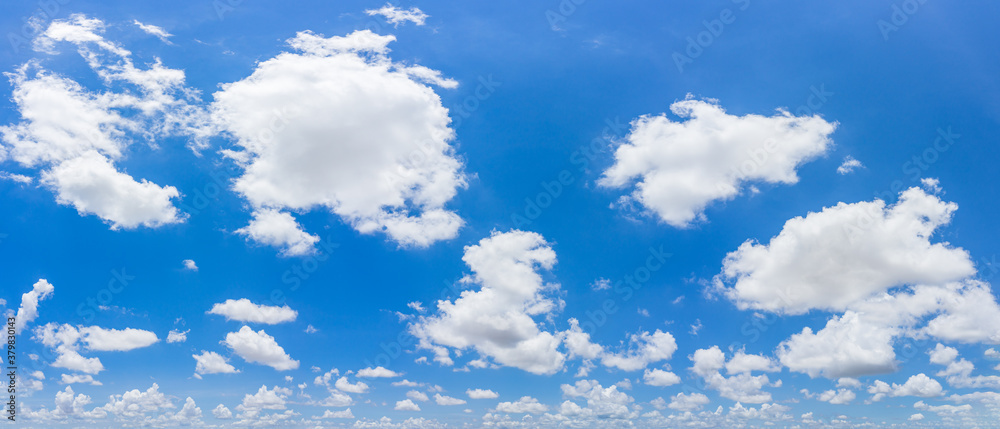 Panorama blue sky and clouds with daylight natural background. Stock ...