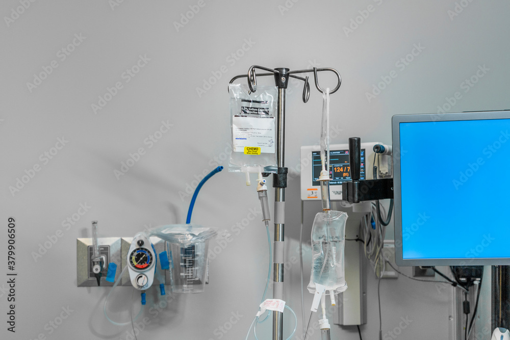 IV Infusion of Chemo Cancer Treatment Stock Photo | Adobe Stock