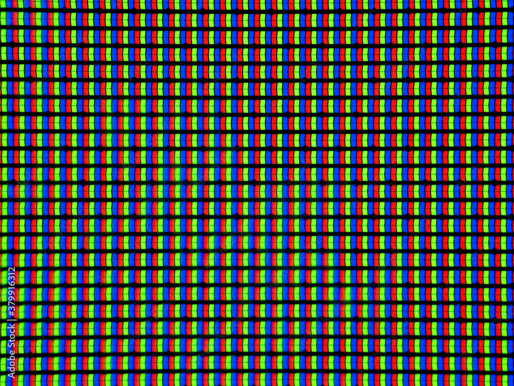 Lcd screen pixel pattern supermacro Stock Photo | Adobe Stock