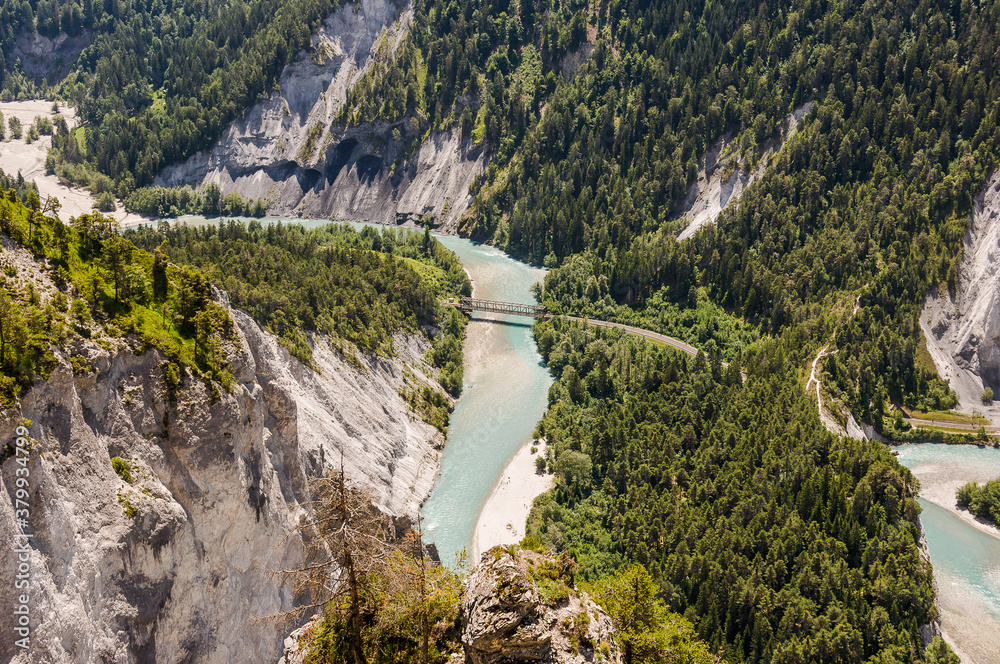 Foto de Rheinschlucht, Rhein, Ruinaulta, Fluss, Schlucht, Films ...