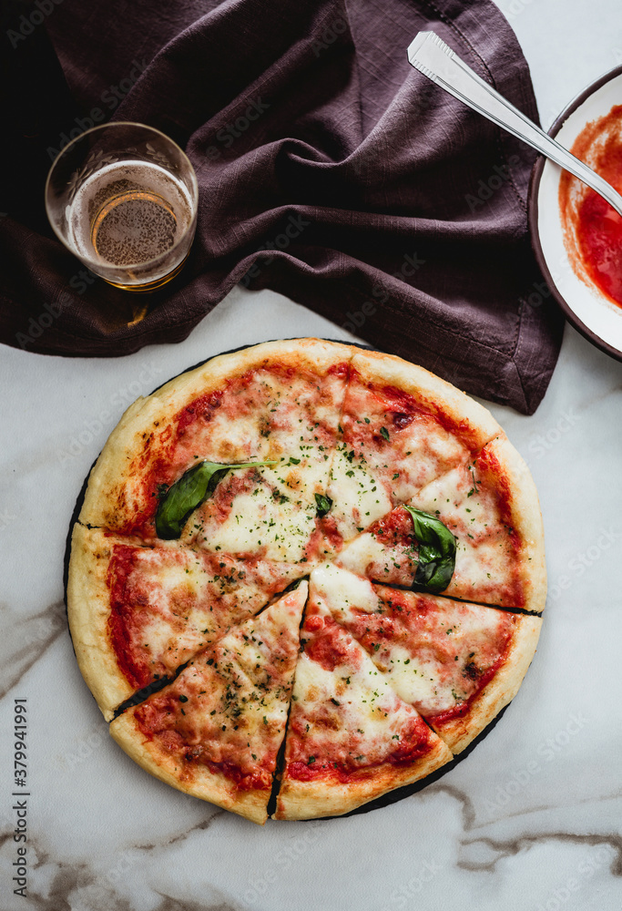 Pizza neapolitan Stock Photo | Adobe Stock